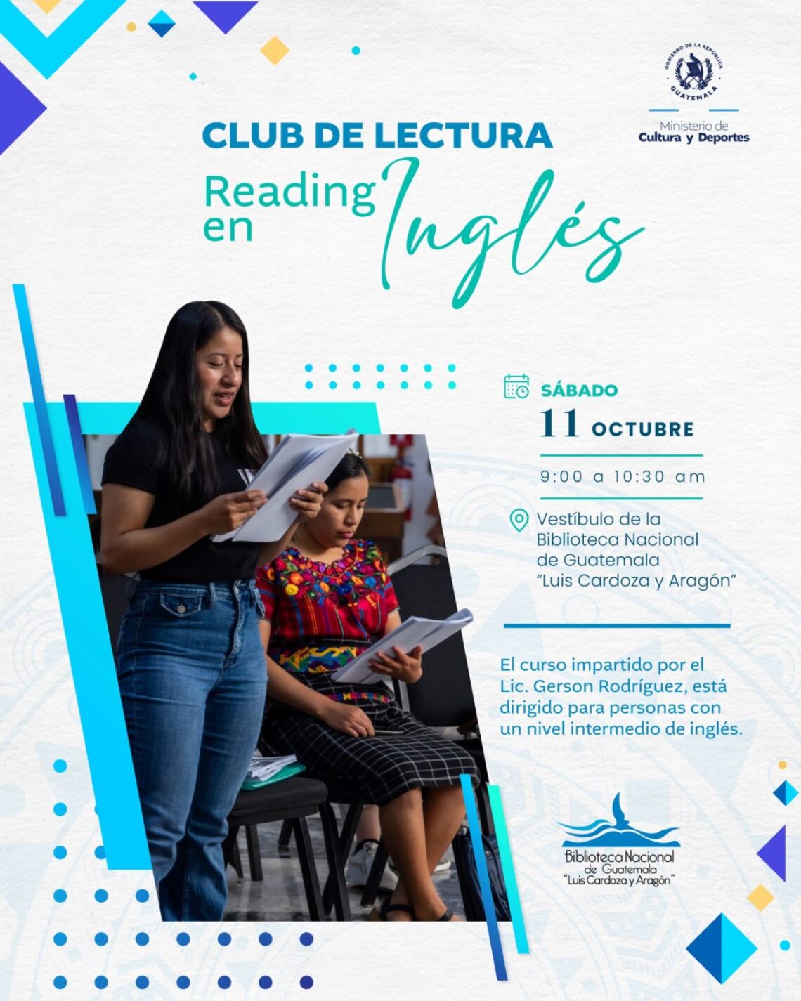 Club de Lectura: Reading en inglés - Gobierno de Guatemala